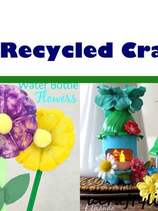 25 Easy Earth Day Crafts to Celebrate: Recycle Reuse - A Crafty Life