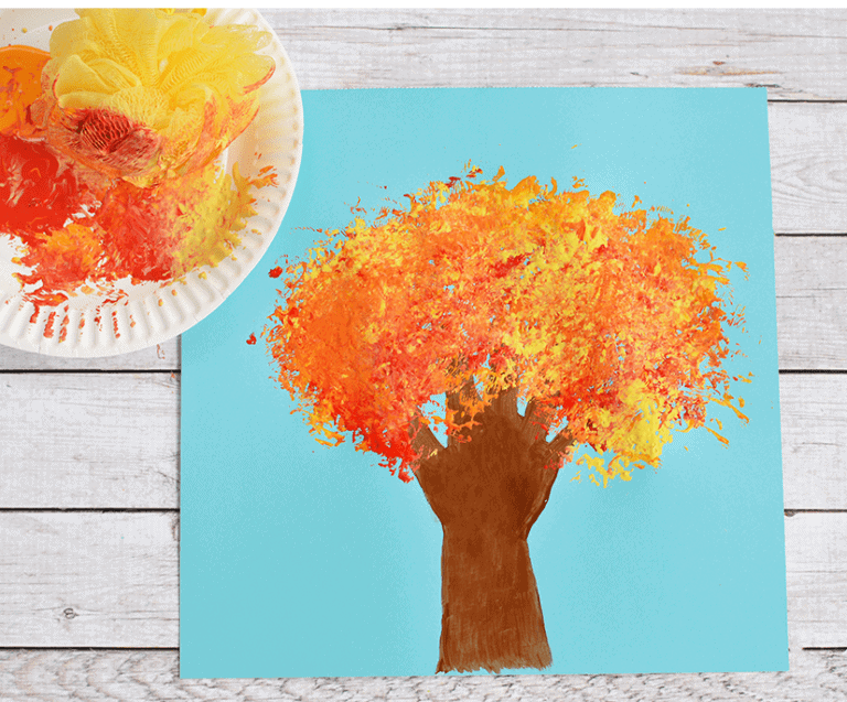 27 Easy Fall Tree Kid Crafts to Make: Autumn Ideas - A Crafty Life