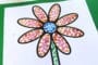 Easy Printable Flower Dot Painting Craft Template to Make - A Crafty Life