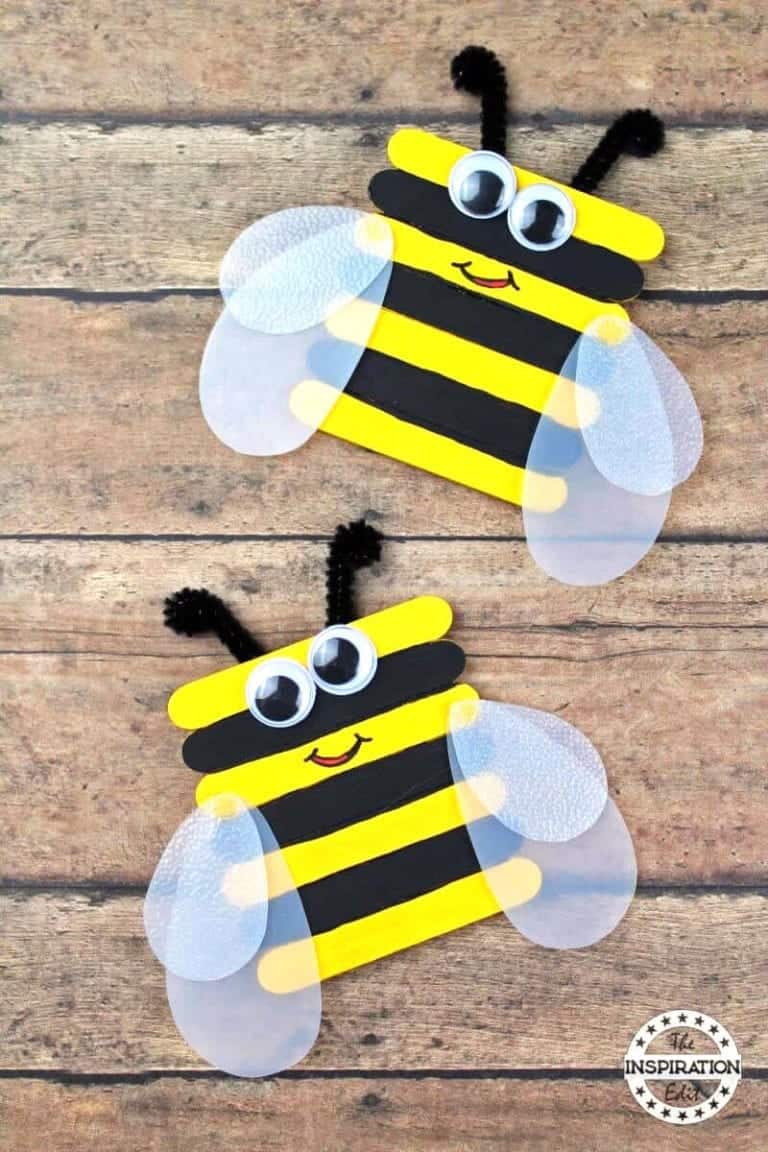 25 Bee Crafts for Kids to Make: Fun and Easy - A Crafty Life