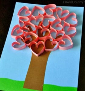 23 Easy Heart Crafts for Preschoolers - Valentine's - A Crafty Life