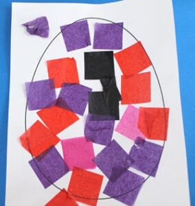 Free Egg Shape Template PDF Printable: Easy Easter Craft - A Crafty Life