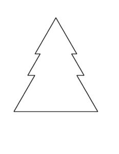 29 Christmas Tree Template Cut Outs - Free Printable - A Crafty Life