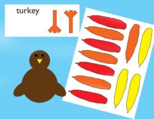 Free Turkey Feather Template and Body Craft to Make - A Crafty Life