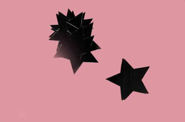 Easy Printable Paper Star Christmas Ornament Craft - A Crafty Life