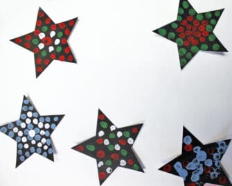 Easy Printable Star Christmas Ornament Craft - A Crafty Life