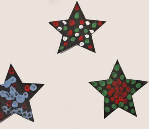 Easy Printable Paper Star Christmas Ornament Craft - A Crafty Life