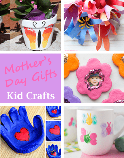25 Easy Mother's Day Gift Craft Ideas for Kids - A Crafty Life