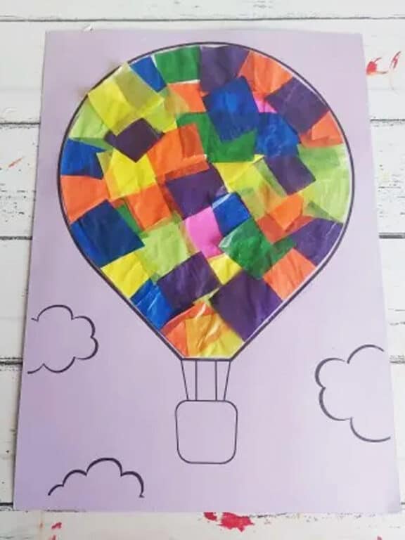 13 Great Air Balloon Crafts for Preschoolers to Make - A Crafty Life