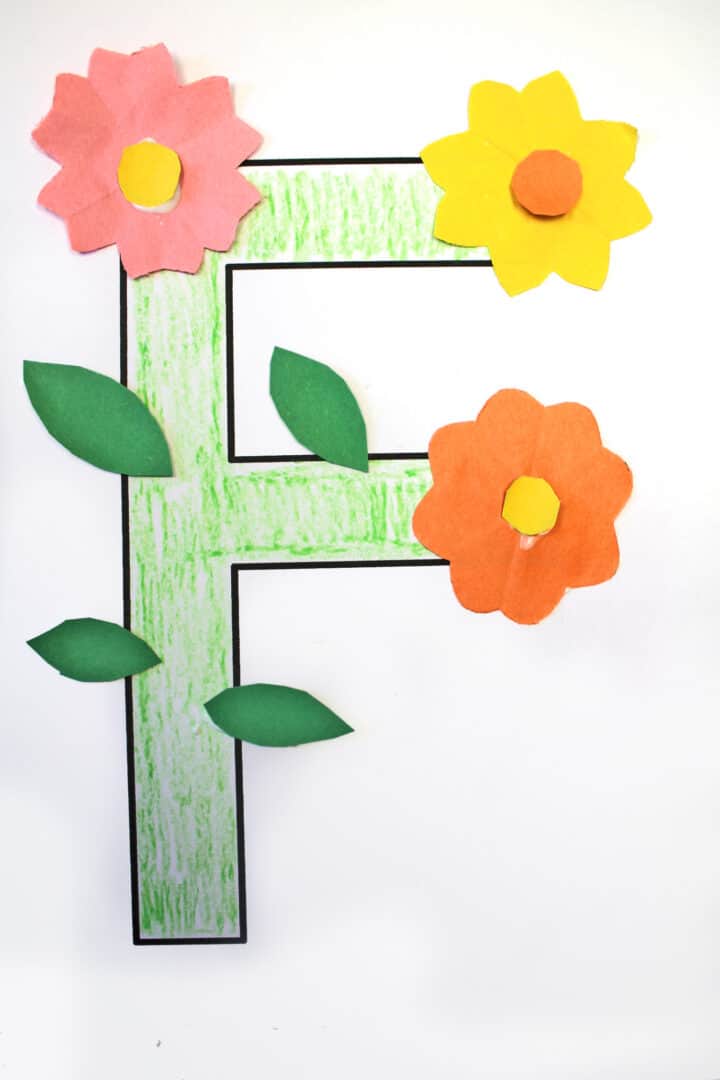 100 Easy Fun Letter F Crafts Preschool - Best Ideas - A Crafty Life