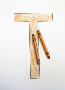 Letter T Tree Craft for Preschoolers - Free Printable - A Crafty Life