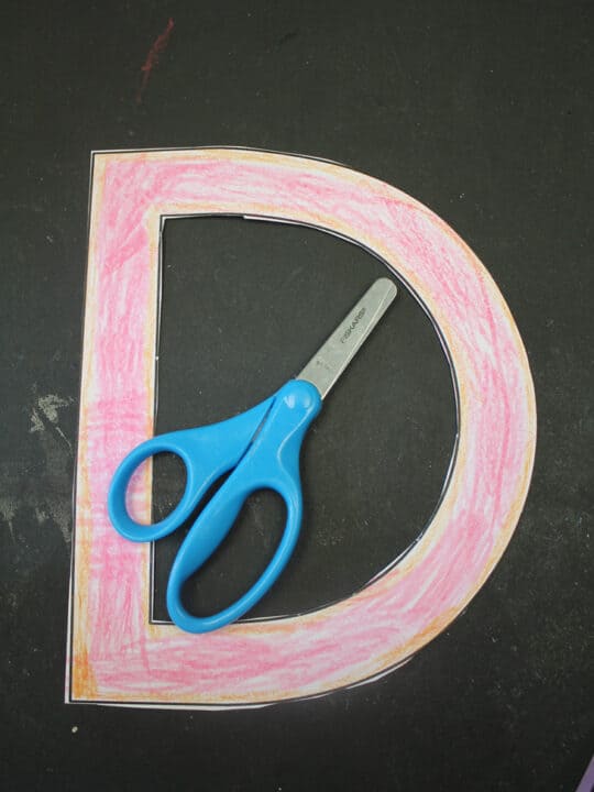 Fun Craft With Letter D: Donut To Make Preschool Alphabet - A Crafty Life