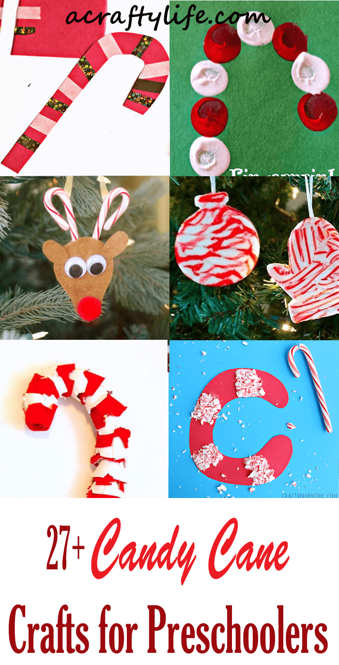 27 Fun Candy Cane Crafts for Preschoolers: Easy Christmas Crafts - A ...