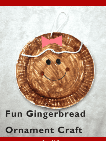 Easy Paper Plate Santa Christmas Ornament Craft to Make - A Crafty Life