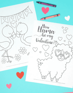 Valentines Coloring Pages Printable - 101 Free Ideas - A Crafty Life