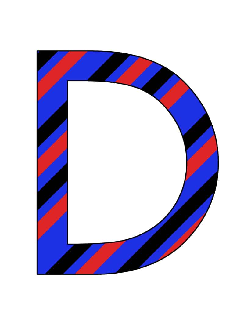 Printable Template Letter D: Quick Preschool Dots Craft to Make - A ...