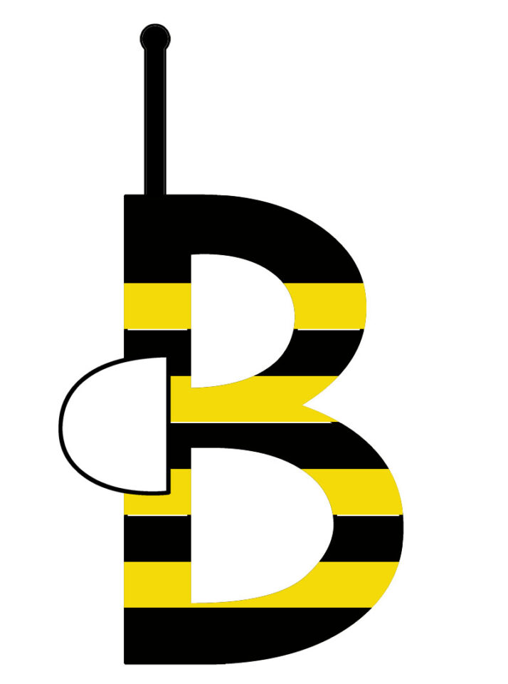 Easy Letter B Bee Craft for Preschool Printable Template - A Crafty Life