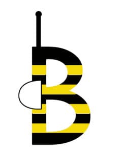 Easy Letter B Bee Craft for Preschool Printable Template - A Crafty Life