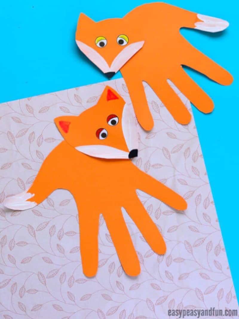 23 Easy and Fun Handprint Crafts For Fall - A Crafty Life