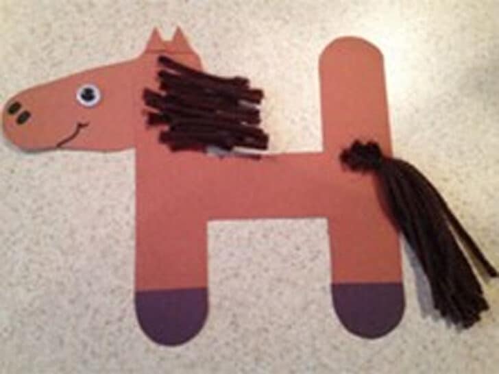 19 Fun Preschool Horse Crafts for Kids - A Crafty Life