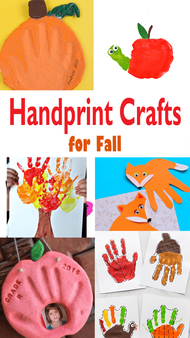23 Easy and Fun Handprint Crafts For Fall - A Crafty Life