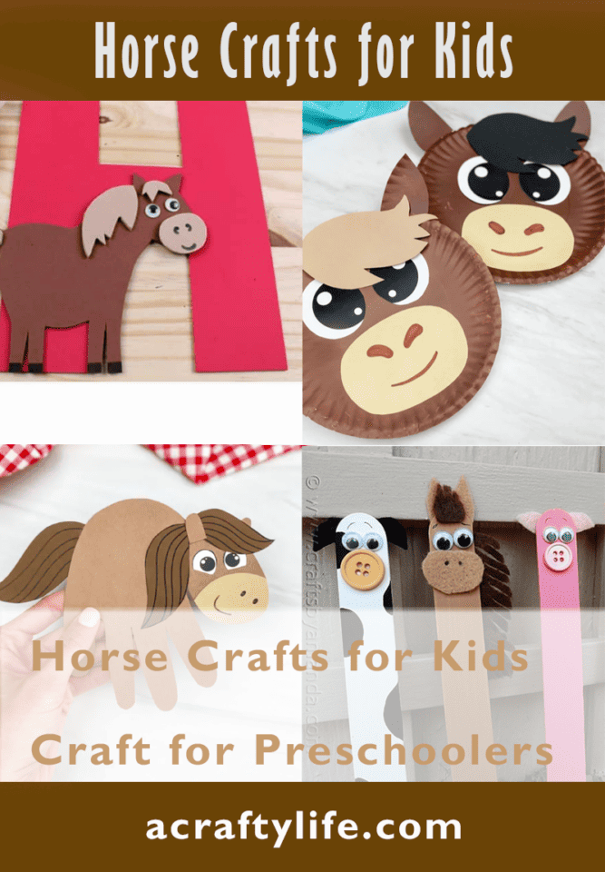 19 Fun Preschool Horse Crafts for Kids - A Crafty Life