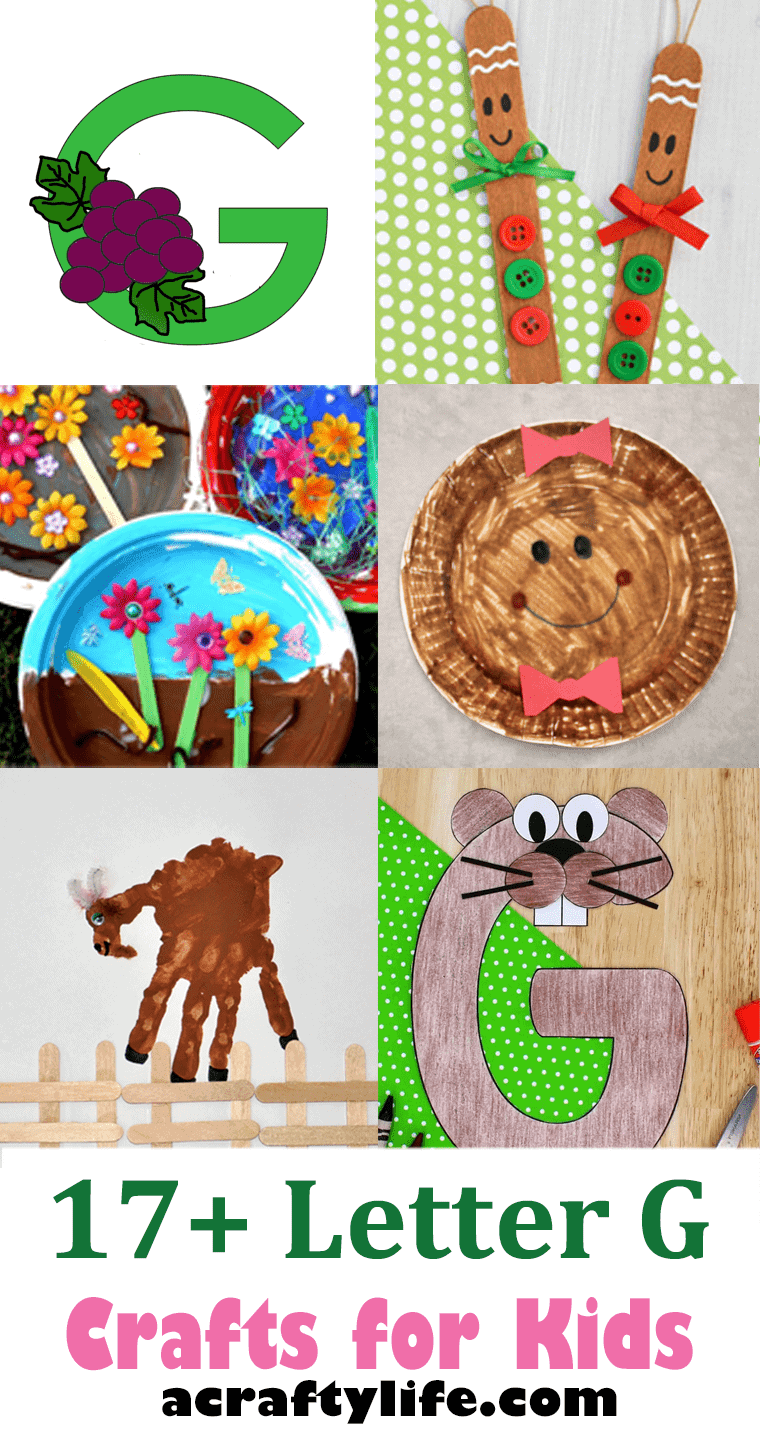 17 Easy Letter G Arts and Crafts for Preschoolers - A Crafty Life