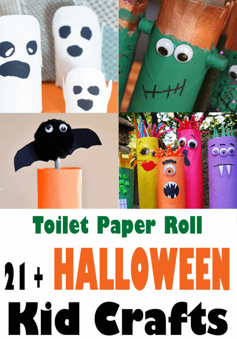 23 Easy Toilet Paper Roll Crafts for Halloween - A Crafty Life