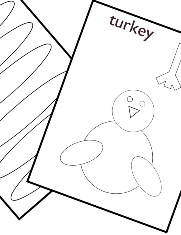 Thanksgiving Thankful Turkey Printable Craft: Free Template - A Crafty Life