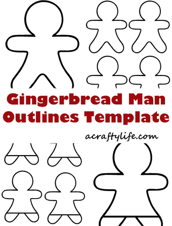 Gingerbread Outline Template Gingerbread Man Template Superstar