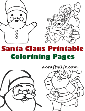 Free Printable Santa Claus Coloring Pages: Christmas Activity - A ...