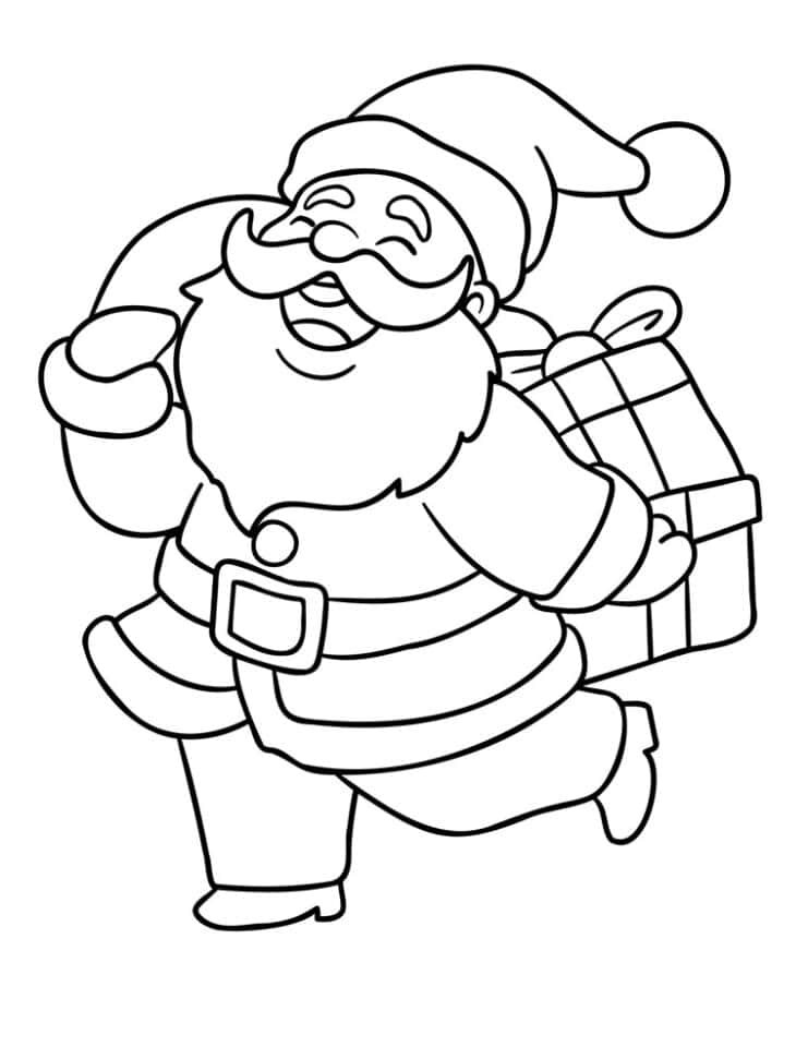 Free Printable Santa Claus Coloring Pages: Christmas Activity - A ...