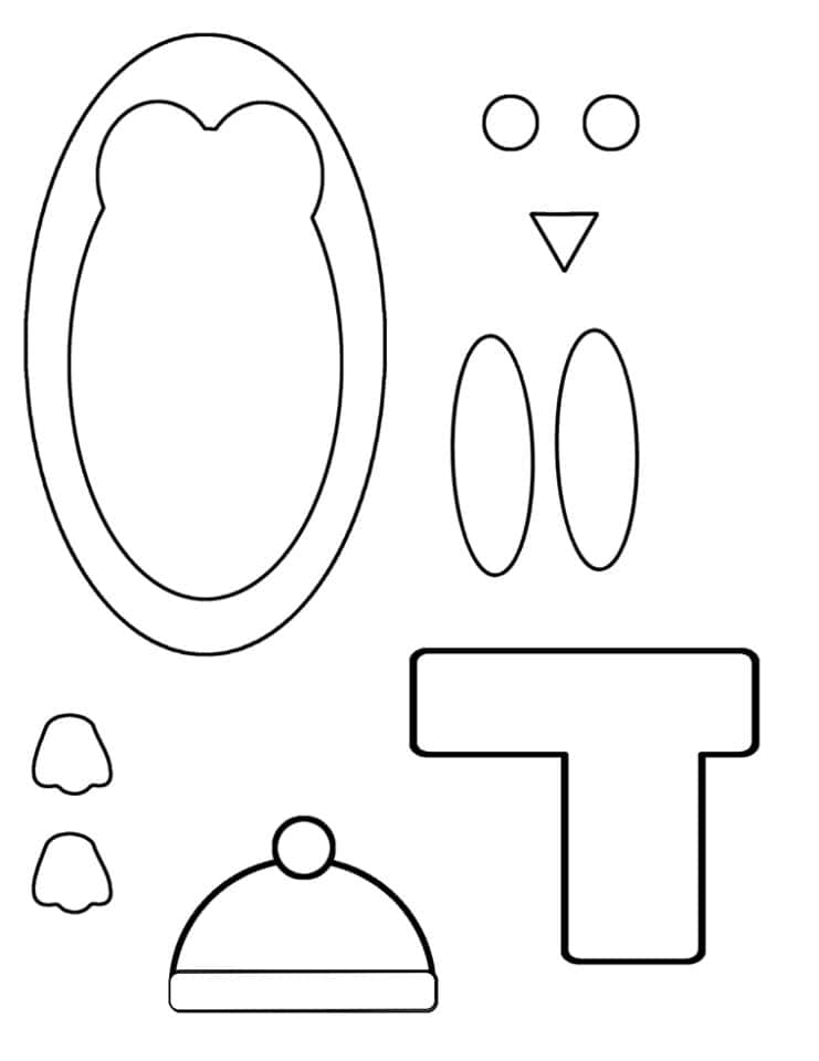 Printable Free Penguin Template: Make a Cute Winter Craft - A Crafty Life