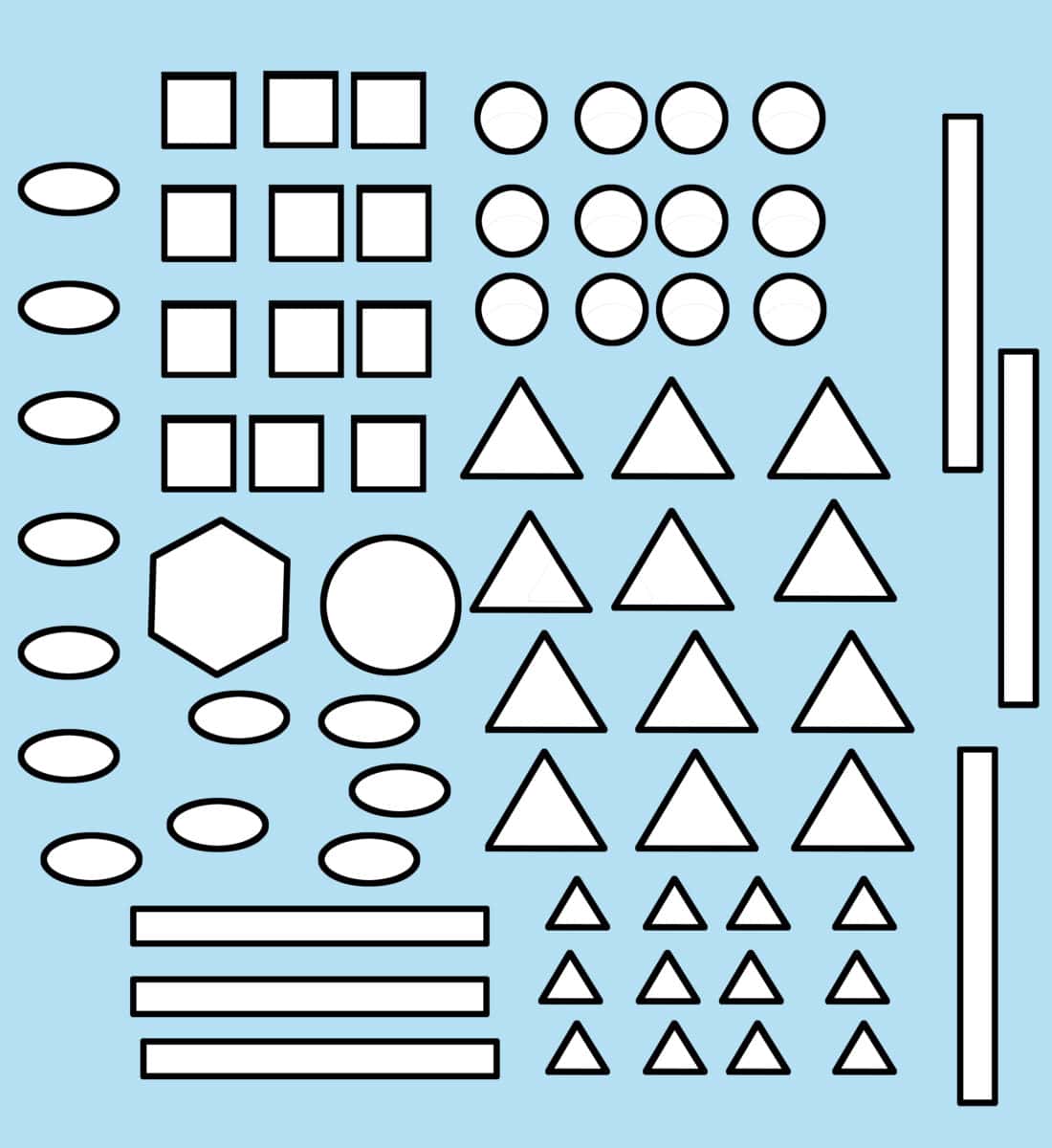 Easy Printable Shape Snowflake Craft Winter Project to Make - A Crafty Life
