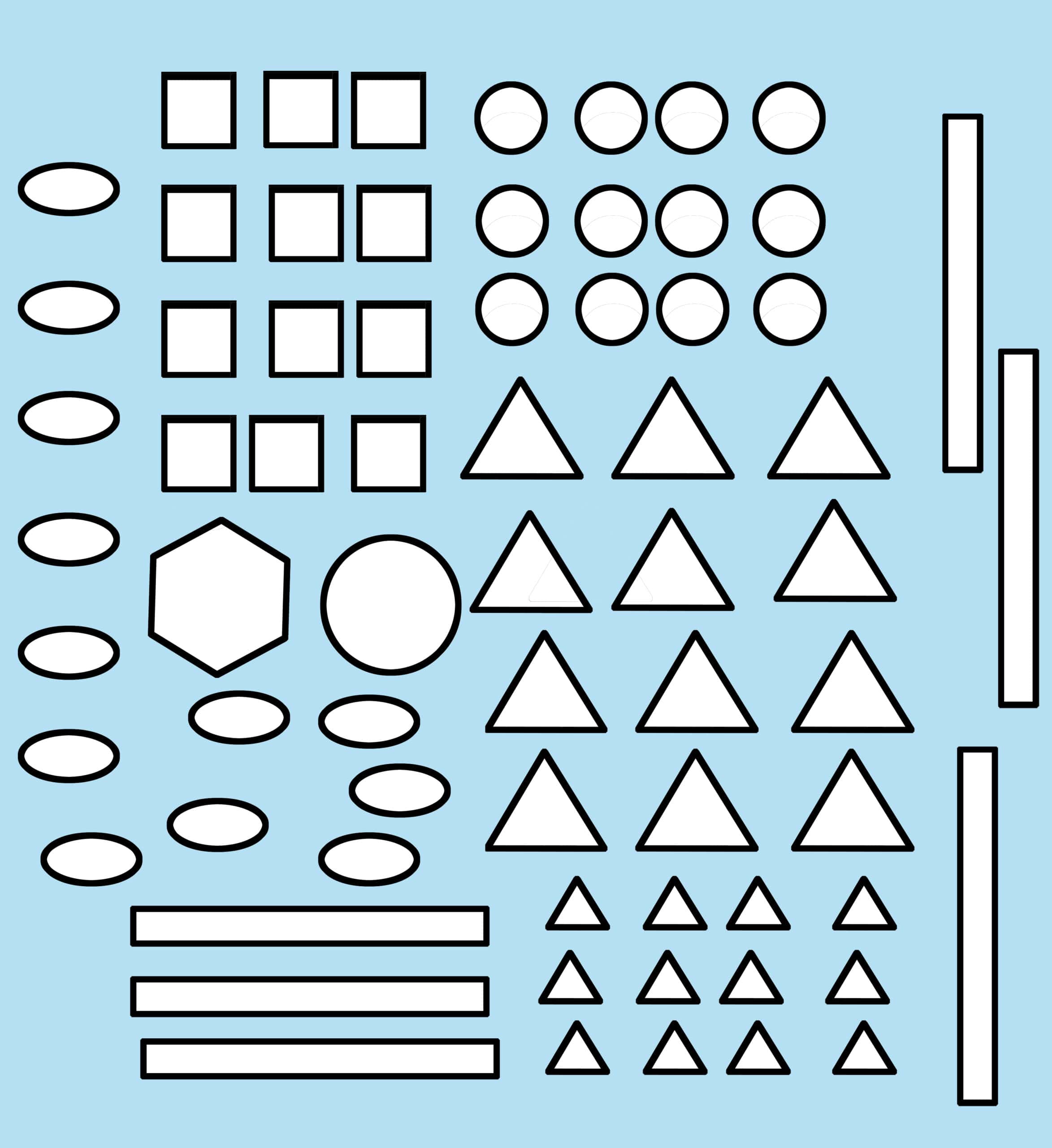 Easy Printable Shape Snowflake Craft Winter Project to Make - A Crafty Life