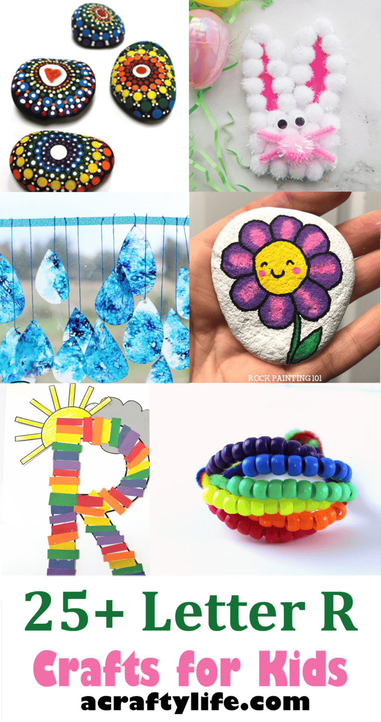 25 Easy Letter R Arts and Crafts for Preschoolers - A Crafty Life