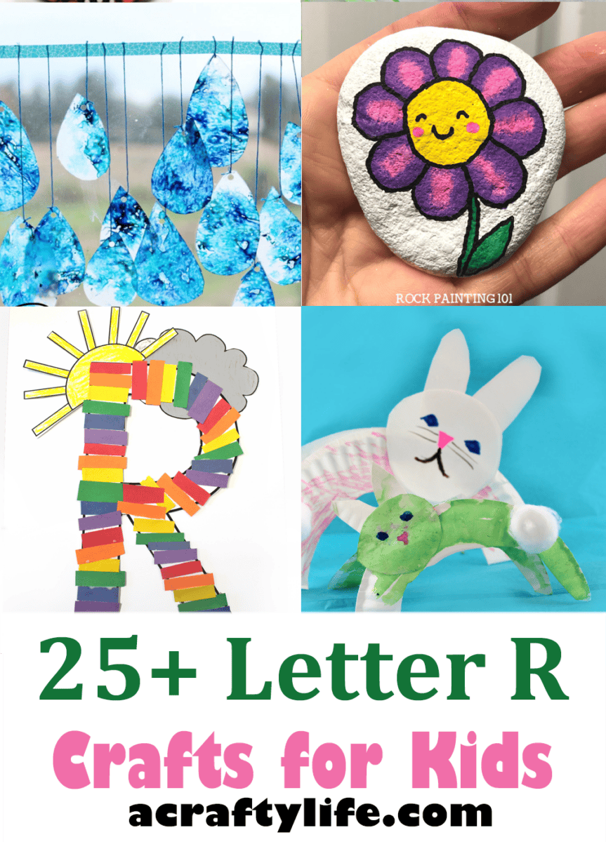 25 Easy Letter R Arts and Crafts for Preschoolers - A Crafty Life