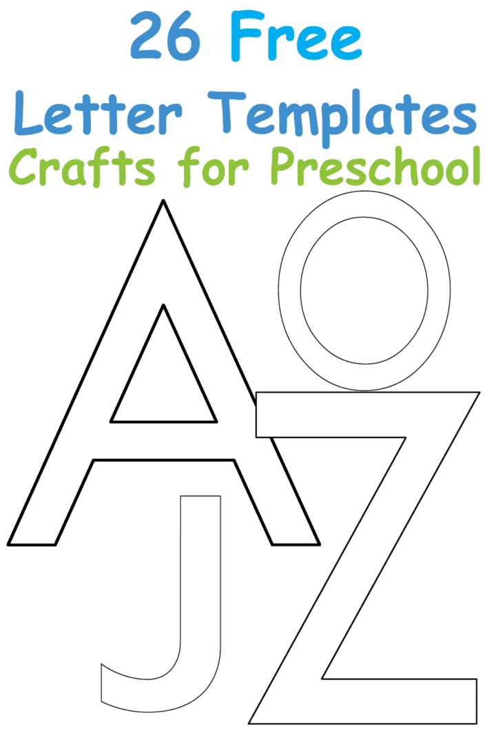 Free Large Alphabet Letter Template Printable Uppercase Letters - A ...