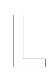 Free Large Alphabet Letter Template Printable Uppercase Letters - A ...