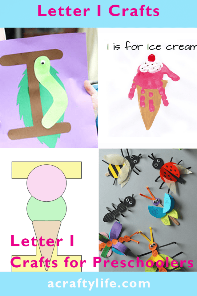 19 Easy Letter I Arts and Crafts for Preschoolers - A Crafty Life