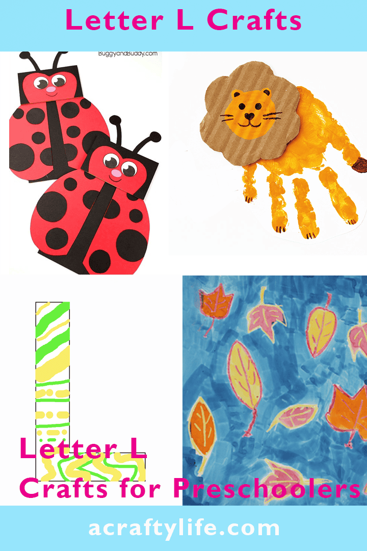 15 Easy Letter L Arts and Crafts for Preschoolers - A Crafty Life