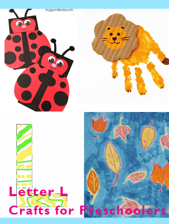 15 Easy Letter L Arts and Crafts for Preschoolers - A Crafty Life